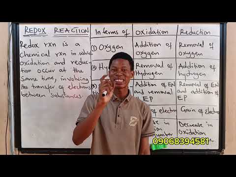 REDOX Reaction Explained (JAMB & PUTME) | How to Identify Oxidizing and Reducing Agents