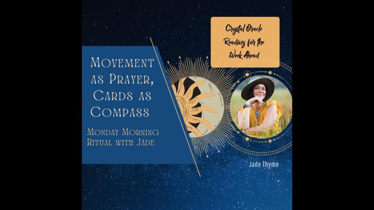 Movement as Prayer, Cards as Compass | 20-Min Seated Yoga + Crystal ...