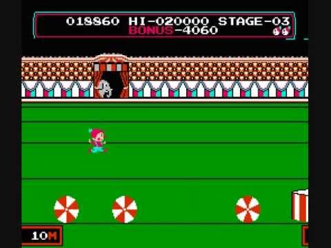 Famicom「サーカス・チャーリー / Circus Charlie」Gameplay - YouTube