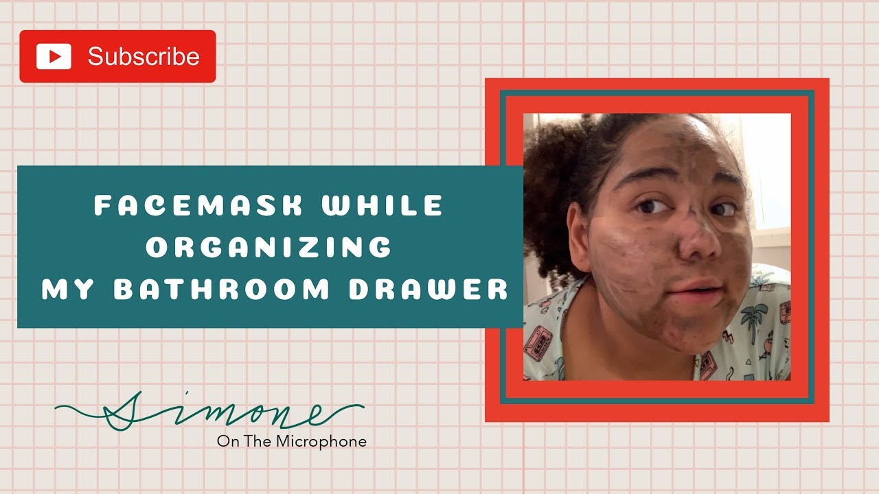 Organizing My Bathroom Drawer with Face Mask - YouTube