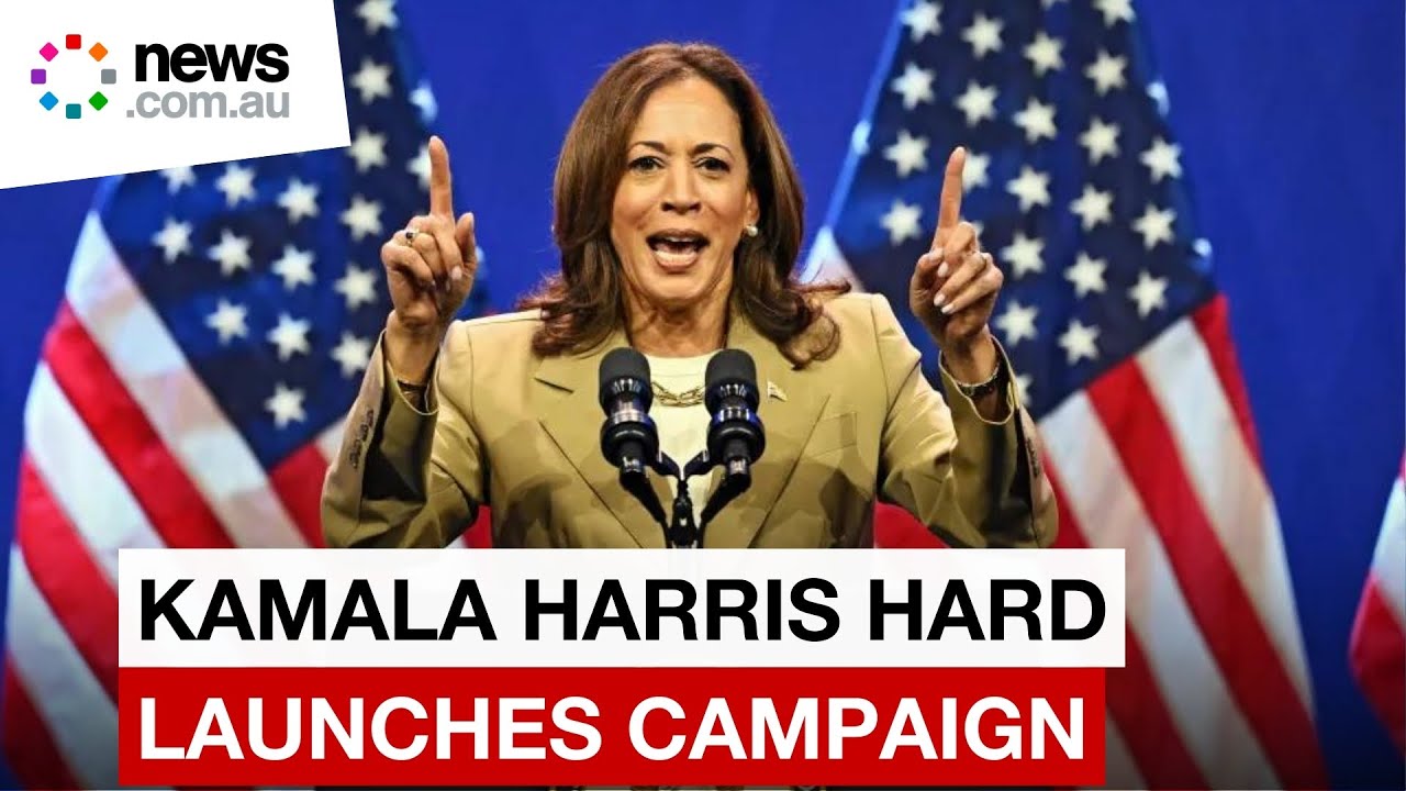 Kamala Harris launches fiery 2024 Presidential campaign against Donald ...