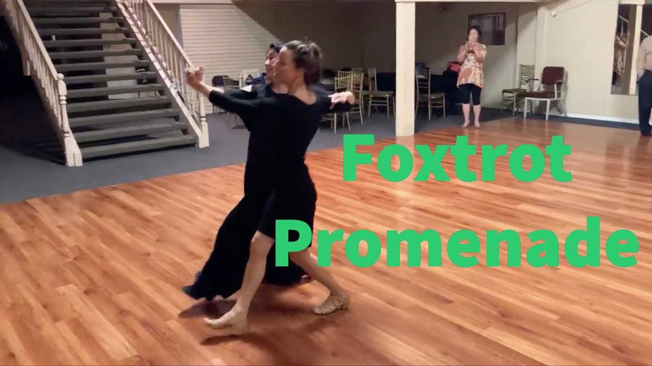 FOXTROT PROMENADE|how to|BALLROOM GROUP LESSON - YouTube