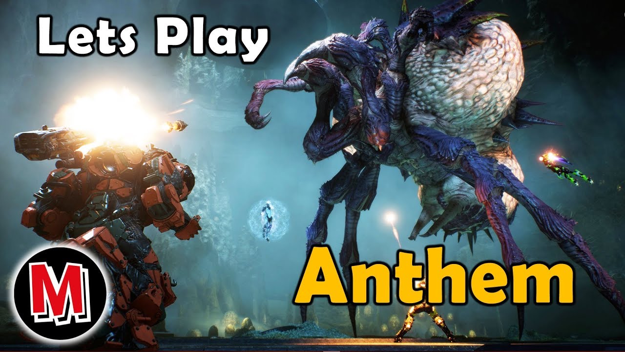 ANTHEM First Spider Boss Fight - YouTube