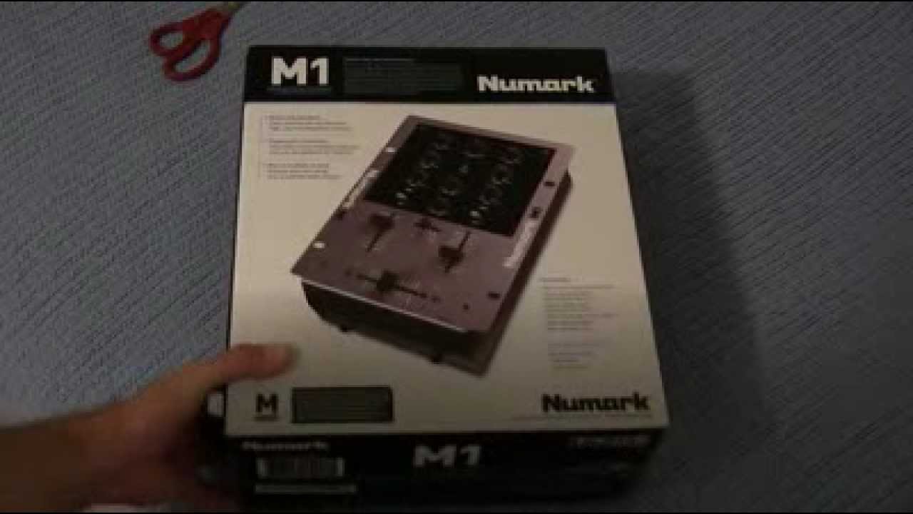 Unboxing: Numark M1 2-Channel Tabletop Scratch DJ Mixer - YouTube