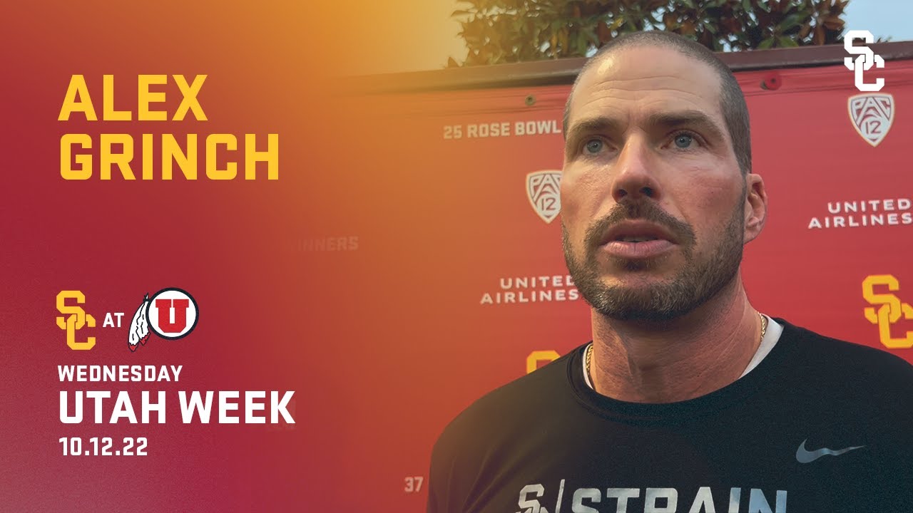 USC DC Alex Grinch on Utah's Cam Rising, safety Calen Bullock's ...