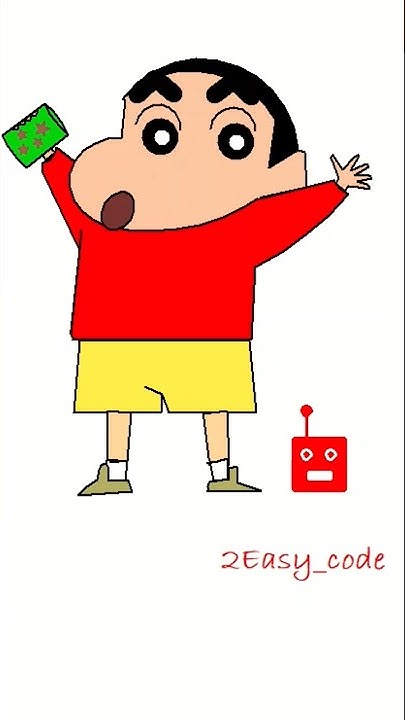 Draw Shinchan using coding. - YouTube