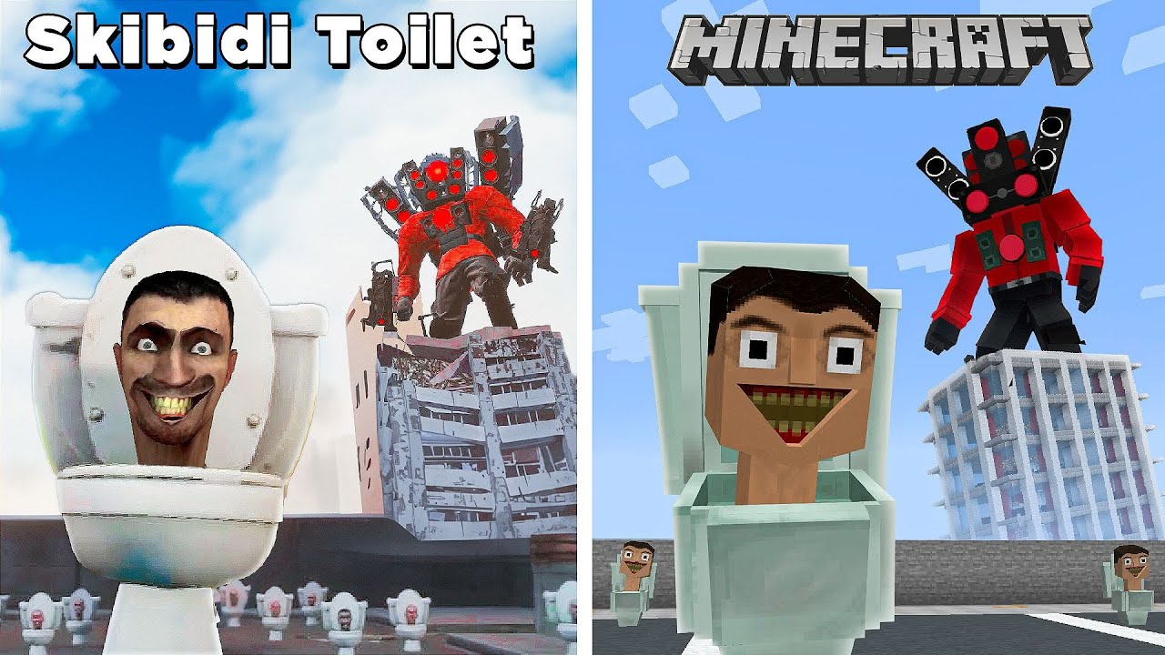 I Remade SKIBIDI TOILET Episodes in Minecraft - YouTube