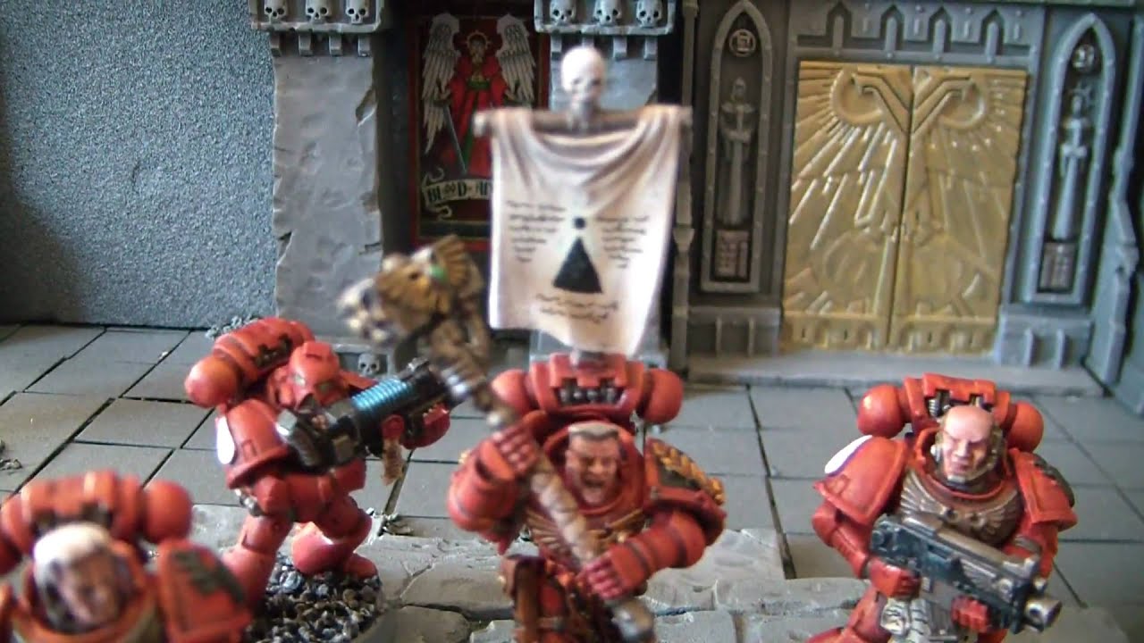 Warhammer 40k Black Rage # 16 Blood Angels Tactical Squad 3 W.I.P - YouTube