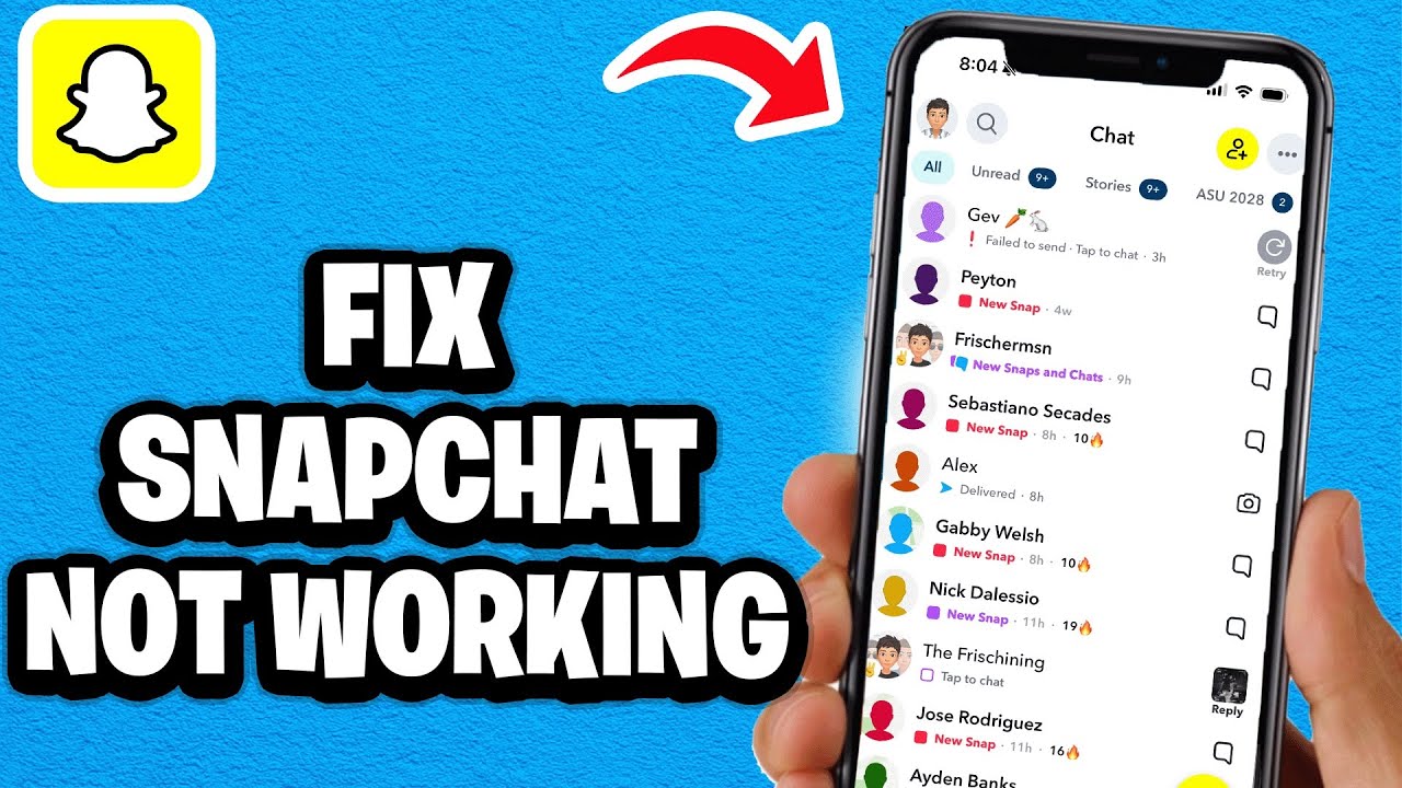 How To Fix Snapchat Not Working - Fastest Guide - YouTube