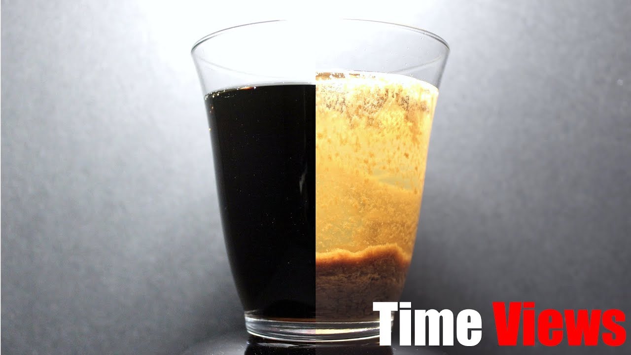Coke and Milk - Time lapse - YouTube