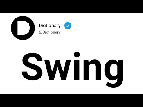 Swing Meaning In English - YouTube