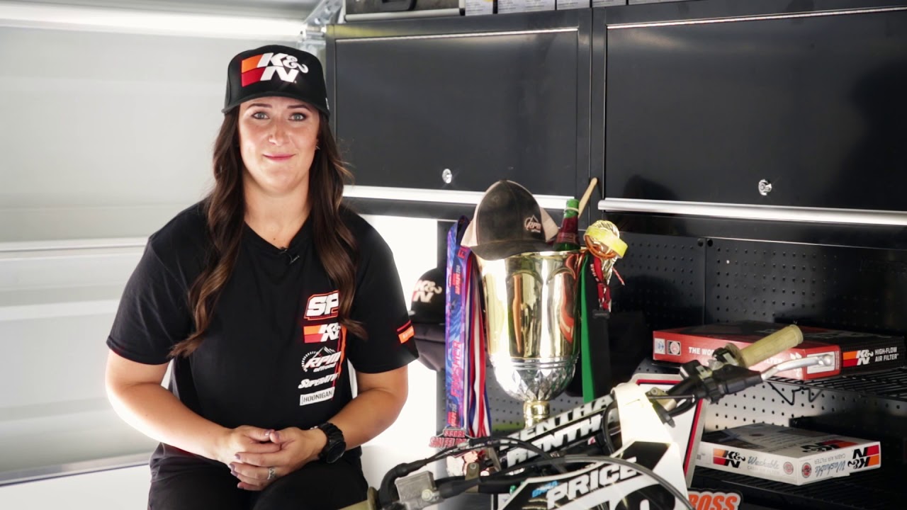 K&N Sponsored Racer Sara Price Lives and Breathes Racing - YouTube