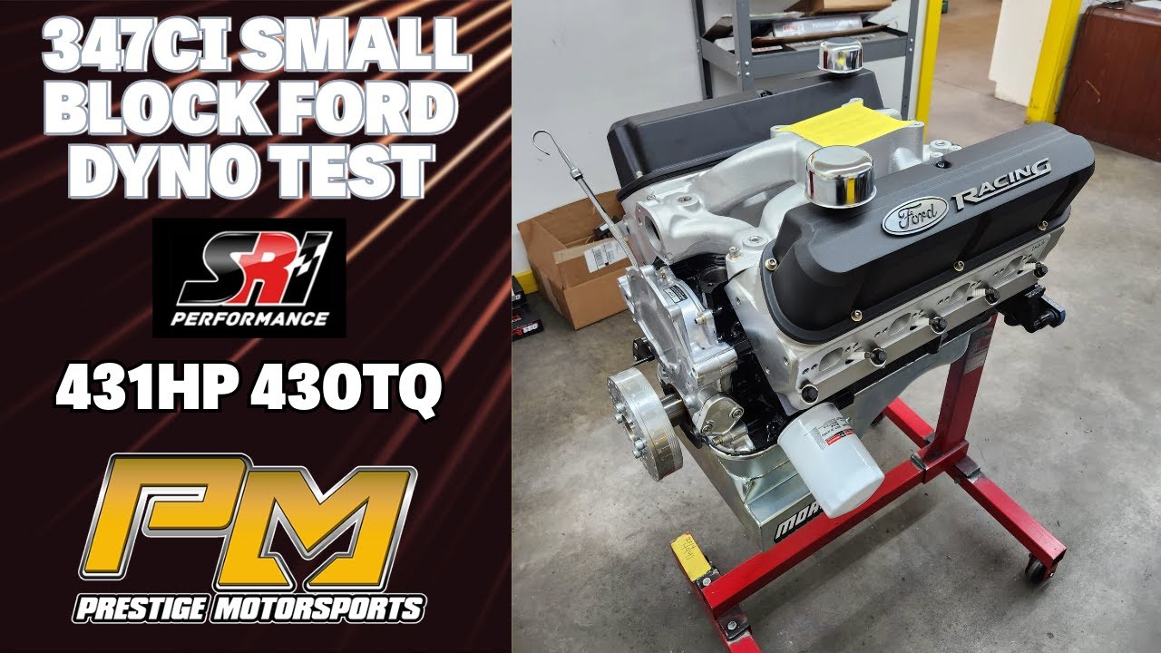 431HP 430TQ 347ci Small Block Ford Dyno Test for SRI Performance at ...