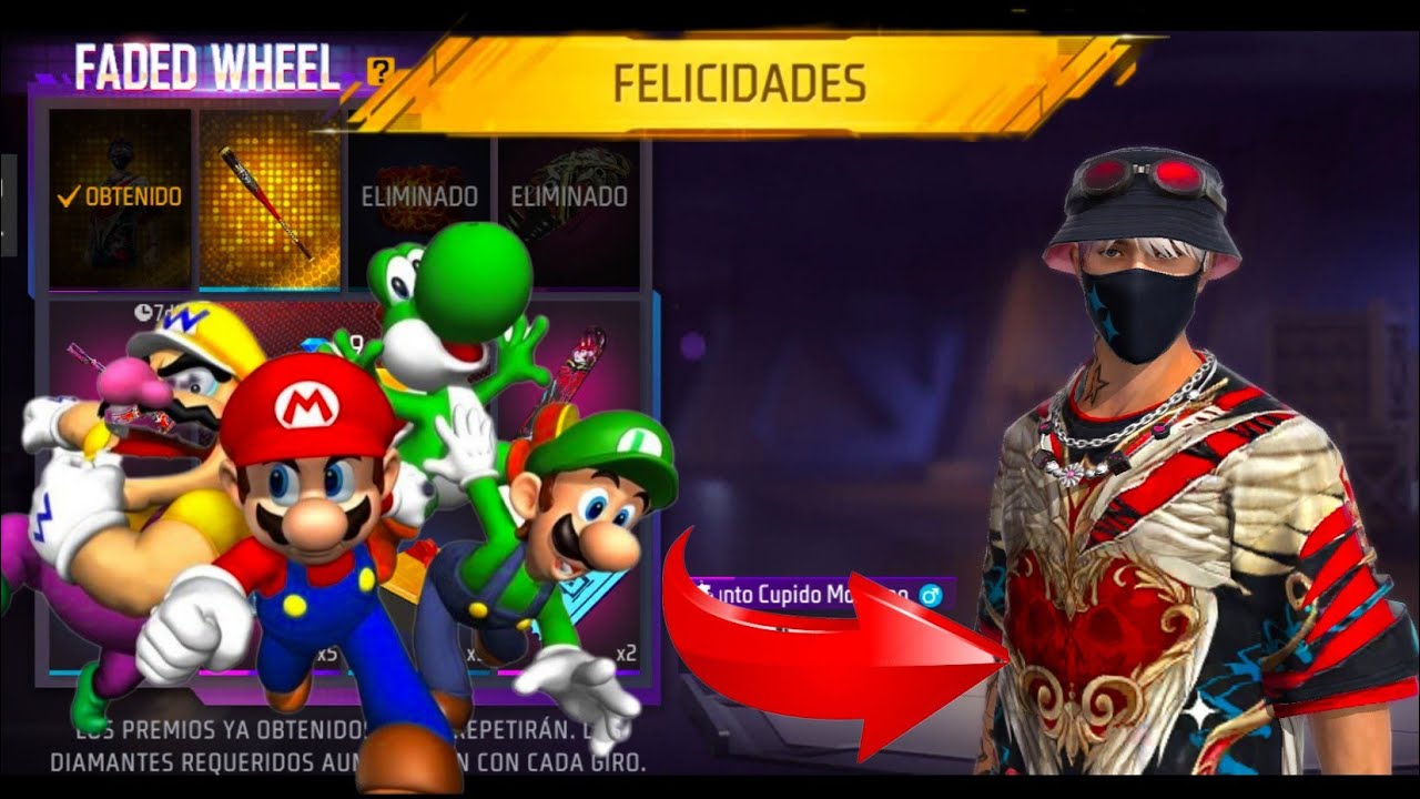 👀🚨☺️COMO SACAR EL PAQUETE CUPIDO MODERNO EN RULETA MAGICA EN FREE FIRE ...