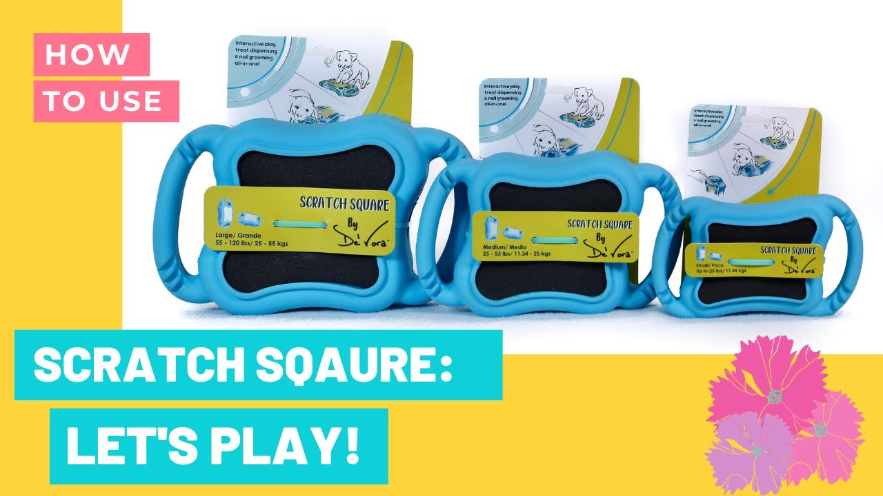 Scratch Square for Dogs (Product Demo) - YouTube