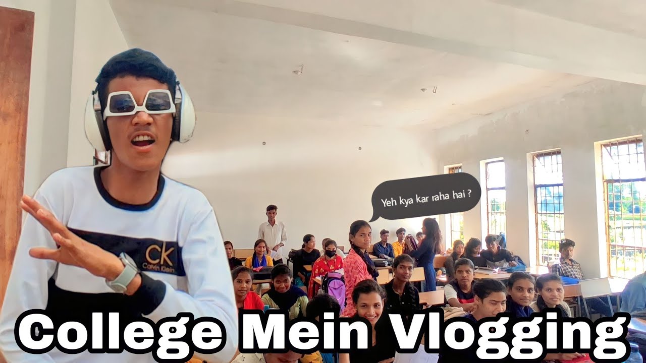 My First Vlog On College 😍 || College vlogs ️ - YouTube