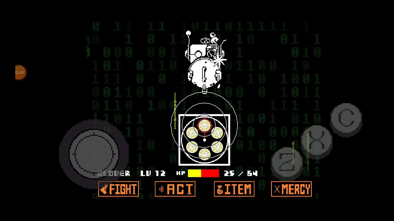 undertale yellow mobile port no-mercy axis fight - YouTube