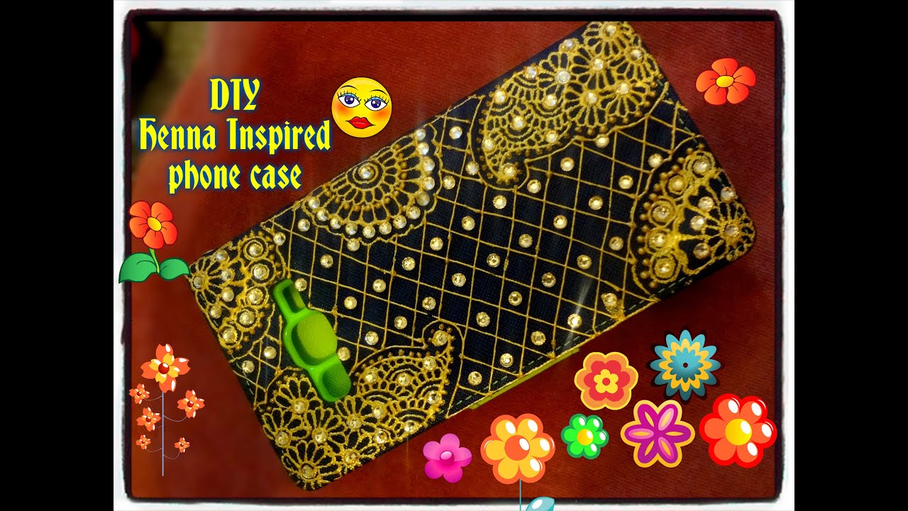 Easy DIY: Best and Beautiful Henna Inspired phone case Tutorial - YouTube