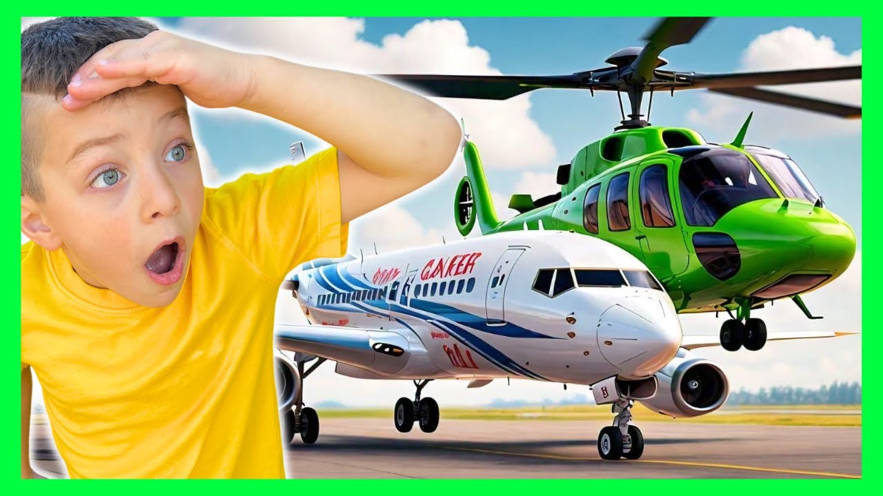 Airplanes, Helicopters and Things that Fly ️ Planes for Kids 🚁 ...