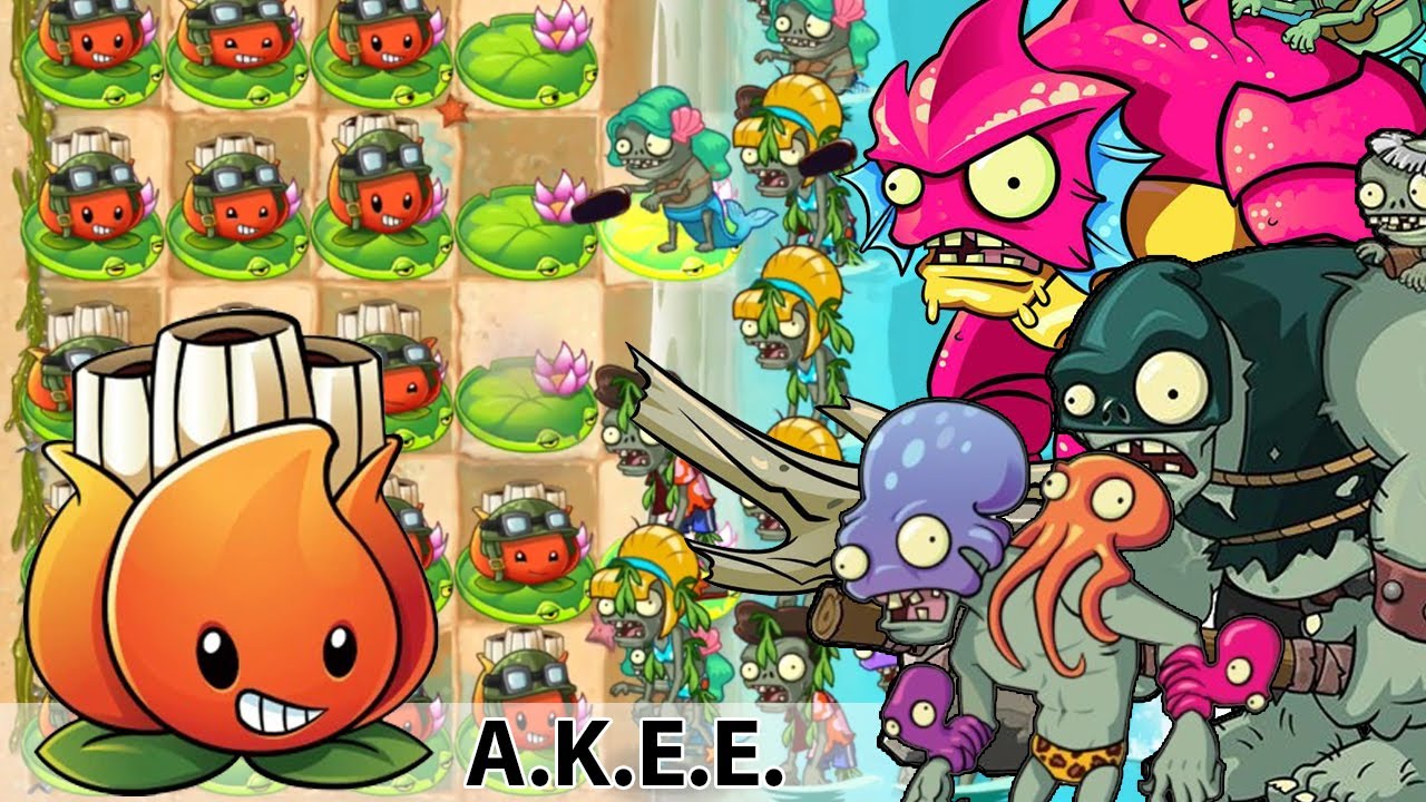 Introducing the AKEE Plant with legendary battle skills in PvZ 2 - YouTube