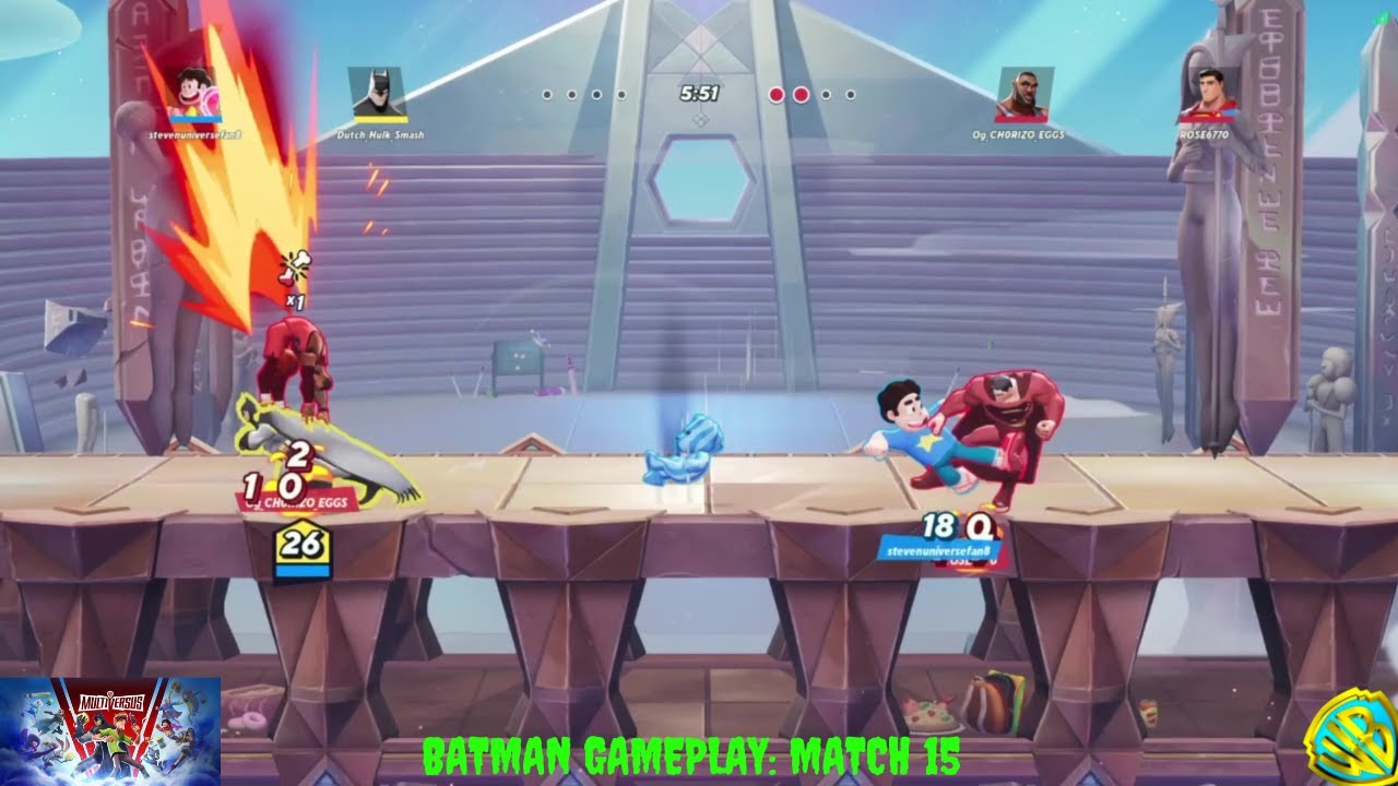 MultiVersus Beta Season 1: Batman (Match 15): Batman & Steven Universe ...