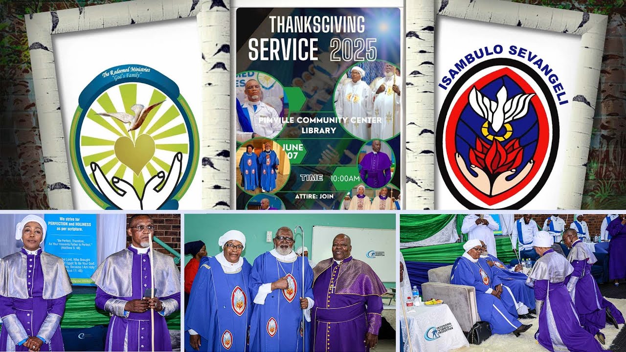 Thanks Giving Service┃ArchBishop Dladla by: Presiding Dhlomo┃The ...