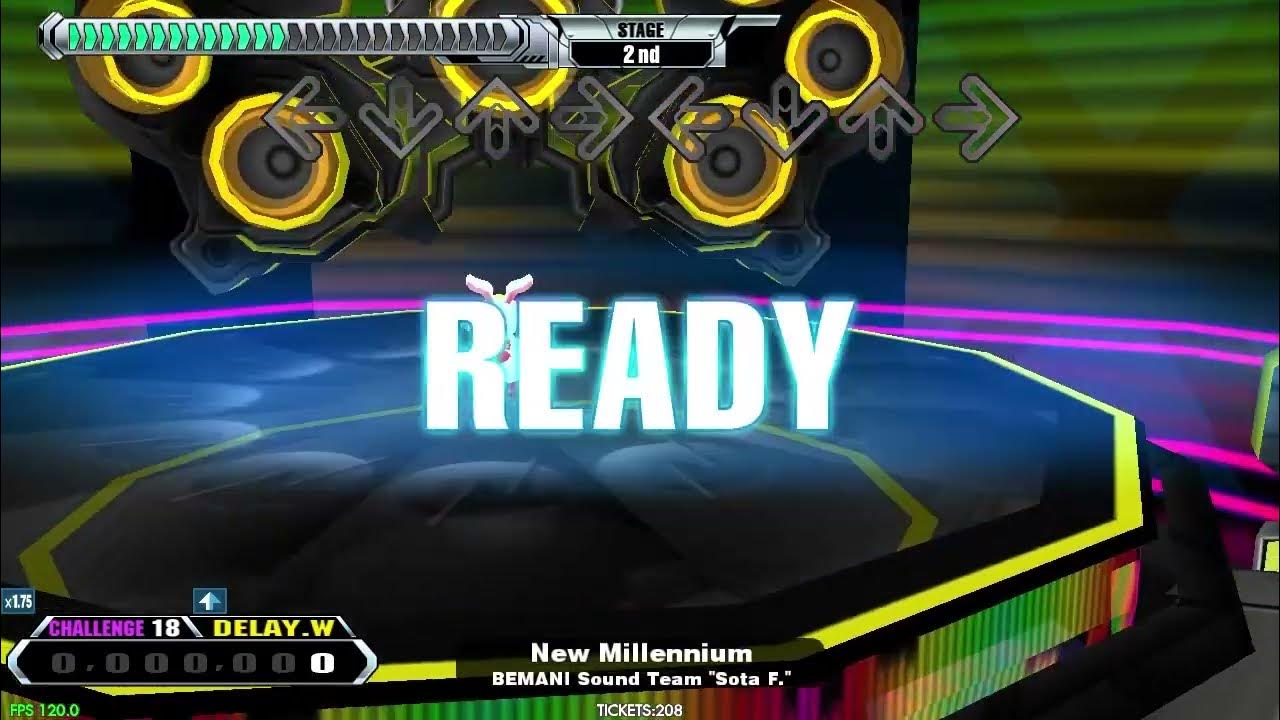 【LV18】DDR / New Millennium - CHALLENGE DOUBLE with handclap - YouTube