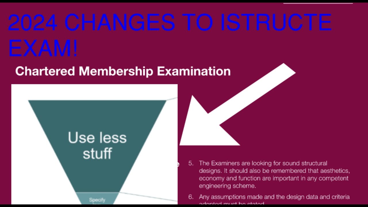 2024 Changes to IStructE exam. - YouTube