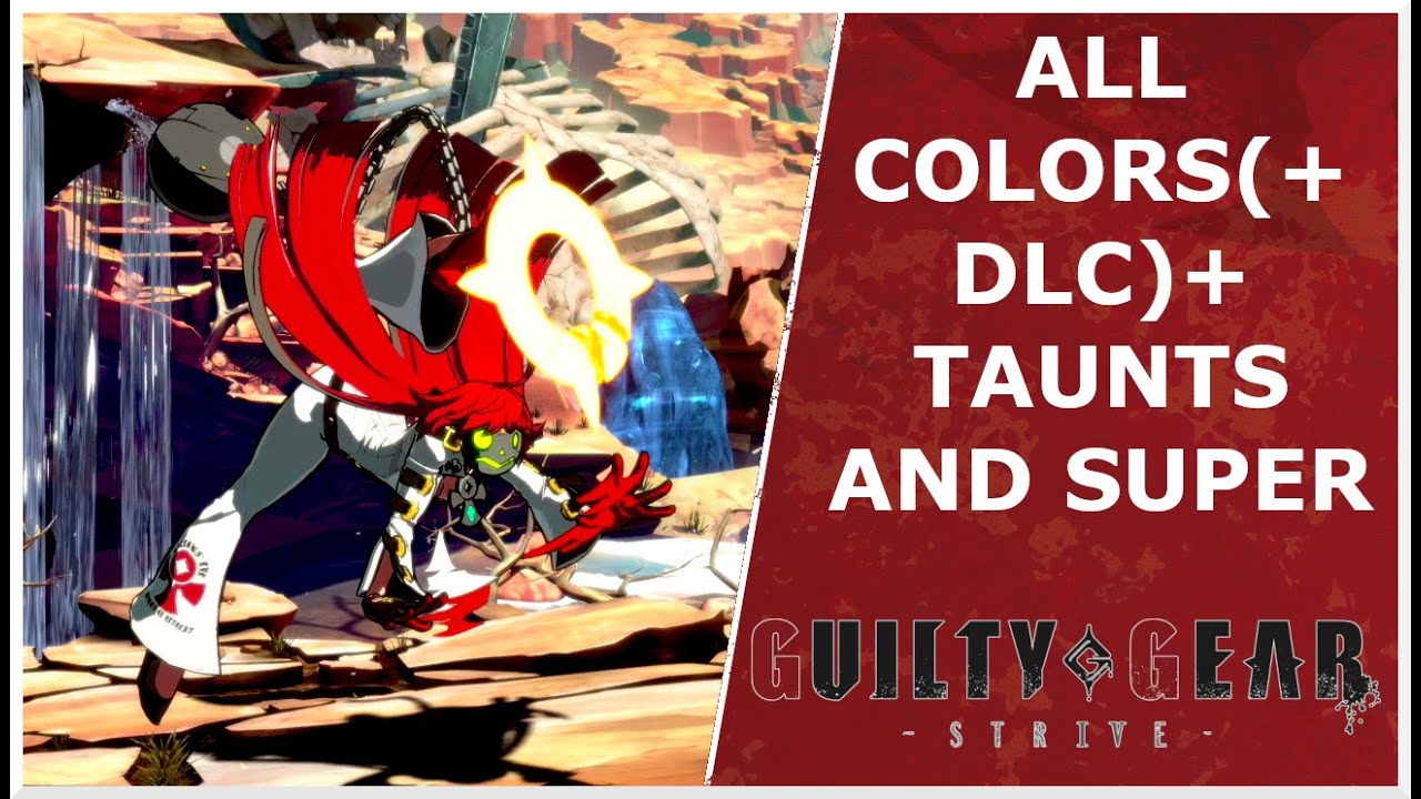 [PS5] GUILTY GEAR STRIVE JACK-O ALL CHARACTERS COLORS+DLC - YouTube