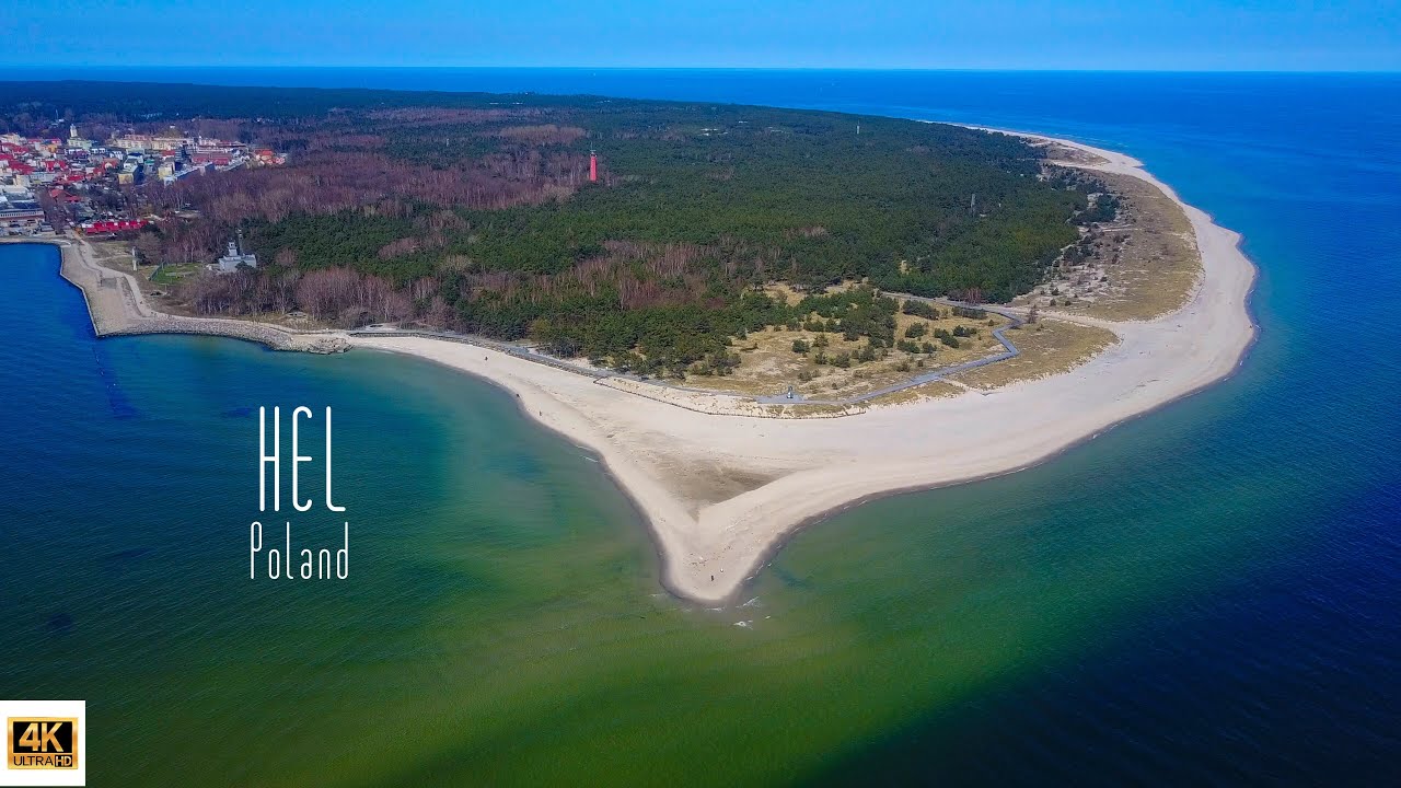 🇵🇱 4K drone video of Hel, Poland. - YouTube