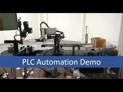 Amazing PLC automation with robotic arm and CNC milling - YouTube