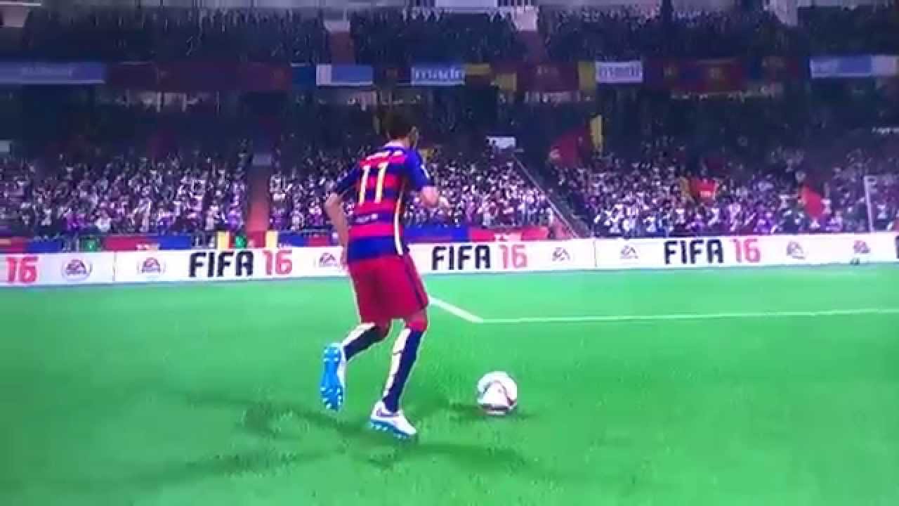 Neymar Amazing Rabona Goal - Fifa 16 - YouTube