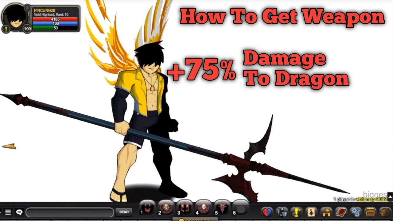 Cara Mendapatkan Weapon Dark Dragon Slayer's Halberd +75% more damage ...