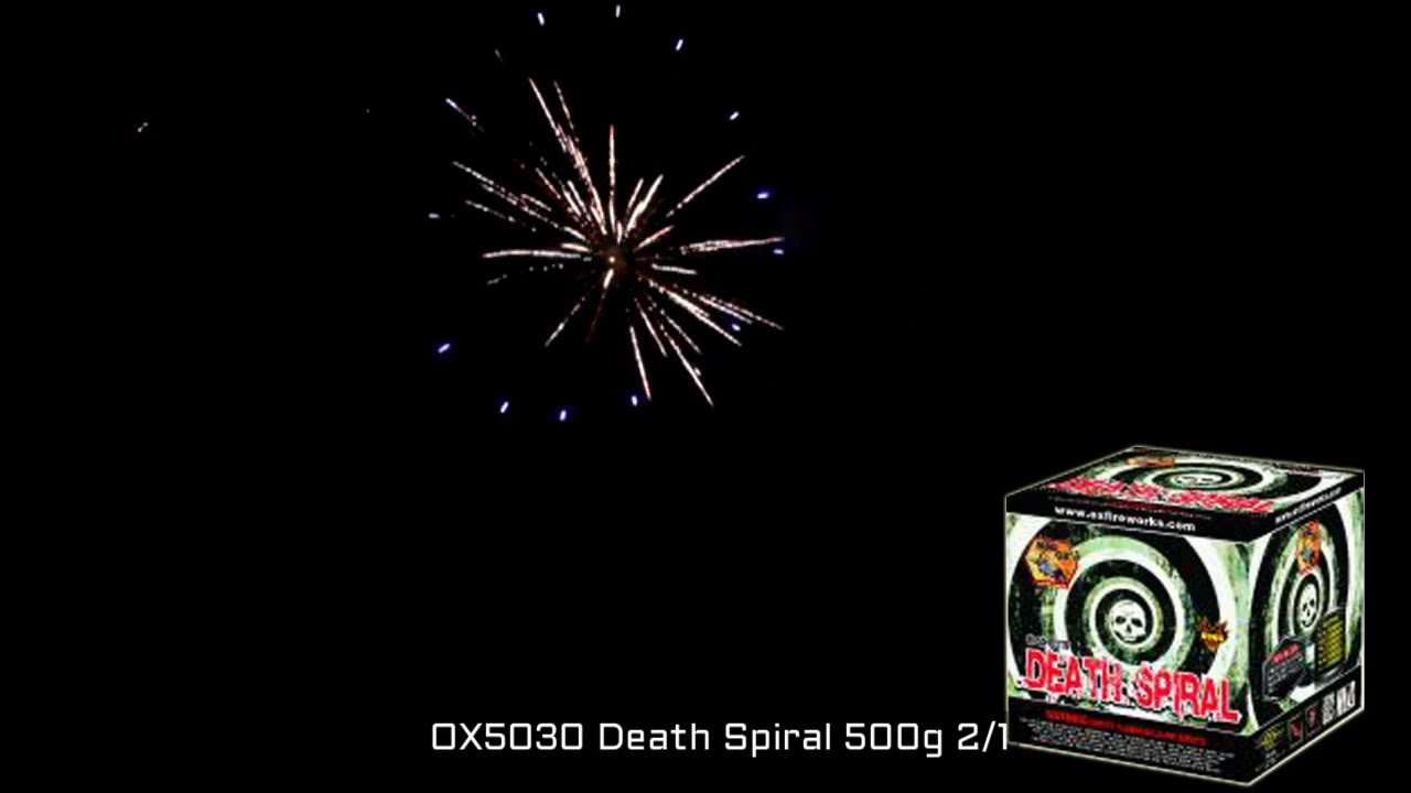 1.4G FIREWORKS: DEATH SPIRAL OX5030 - YouTube