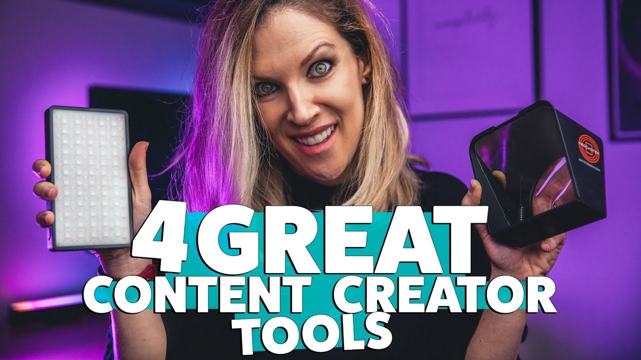 4 TOOLS I love as a CONTENT CREATOR on YOUTUBE - YouTube