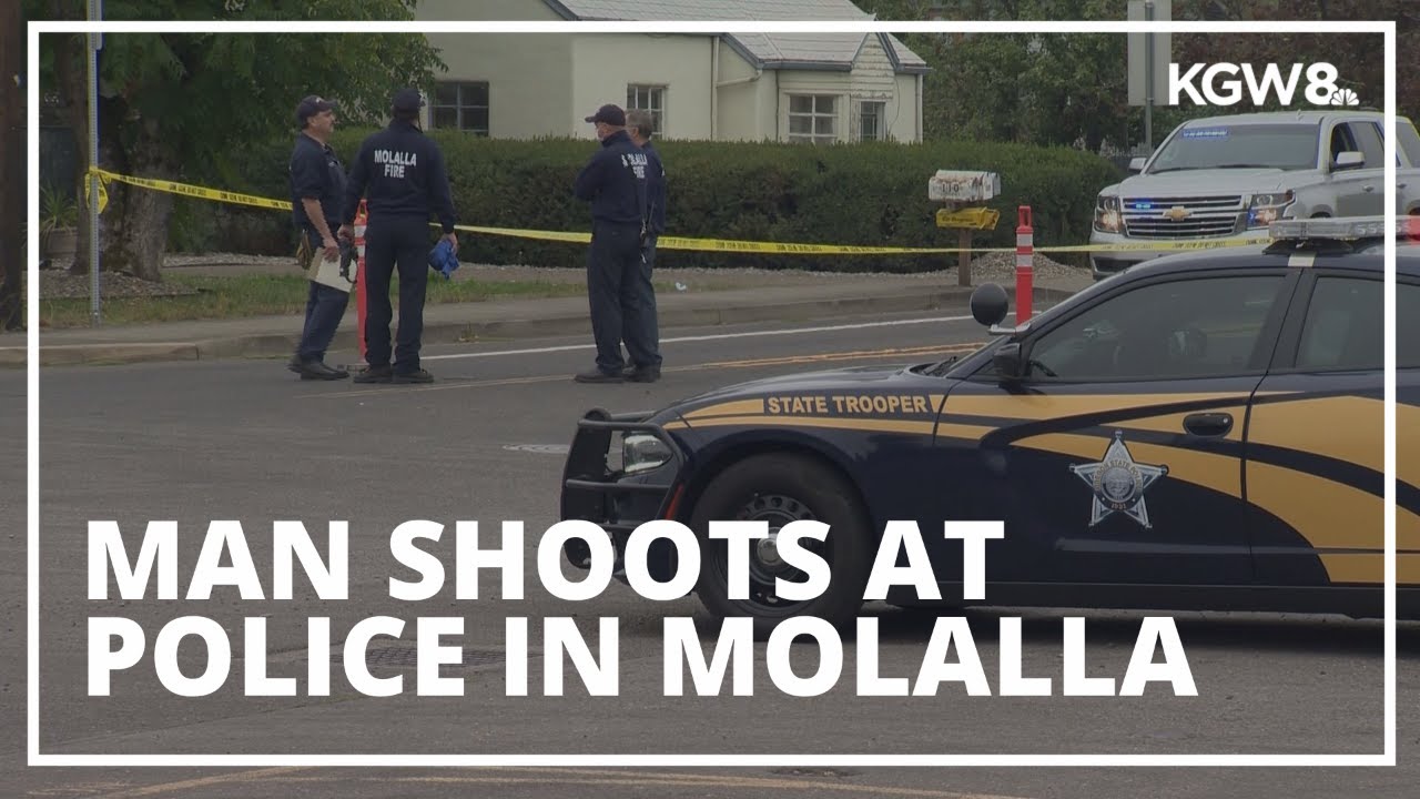 Man shoots at police in Molalla - YouTube