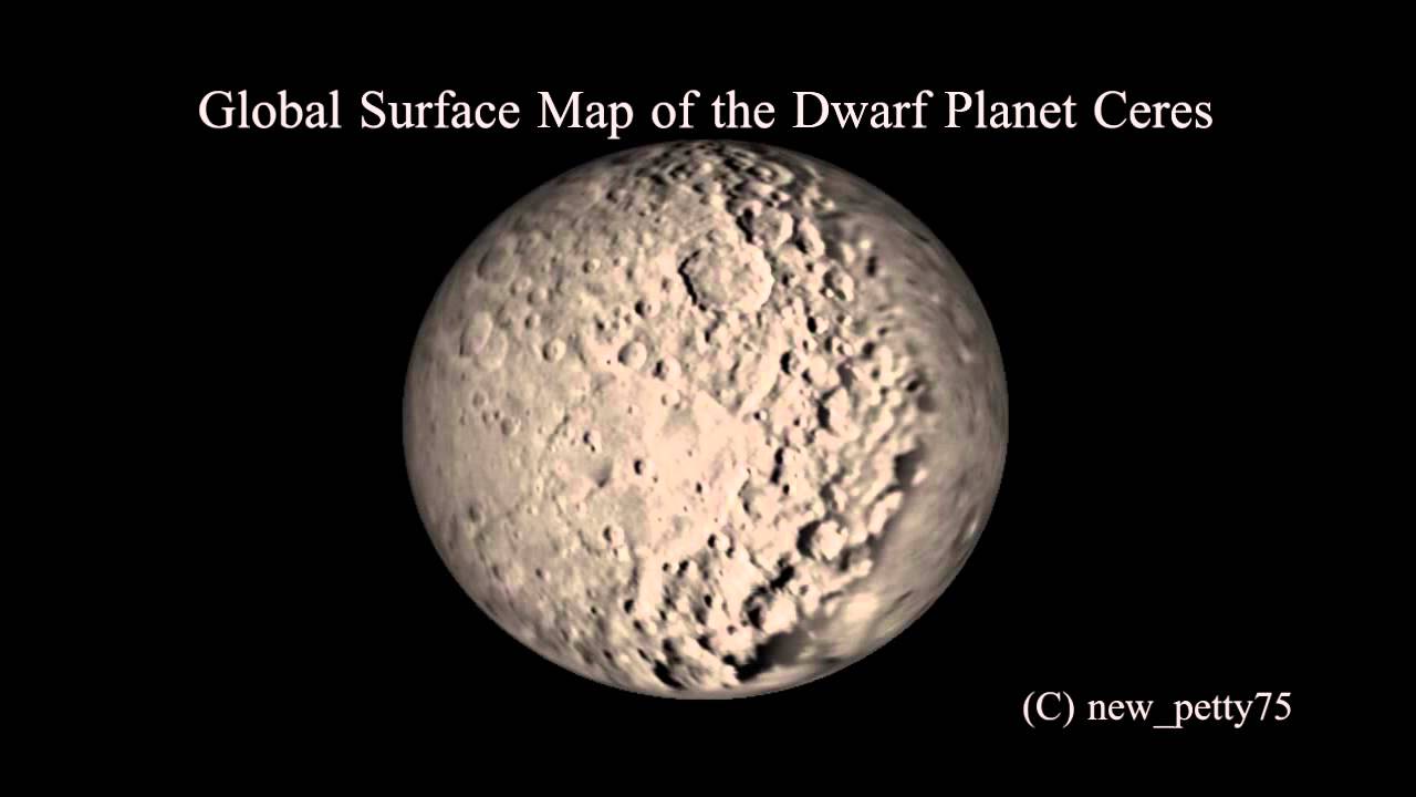 Global High Resolution Surface Map of the Dwarf Planet Ceres - YouTube