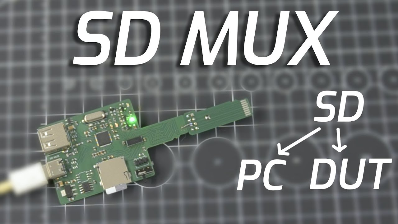 SD Mux | Switch para microSD de alta velocidad - YouTube