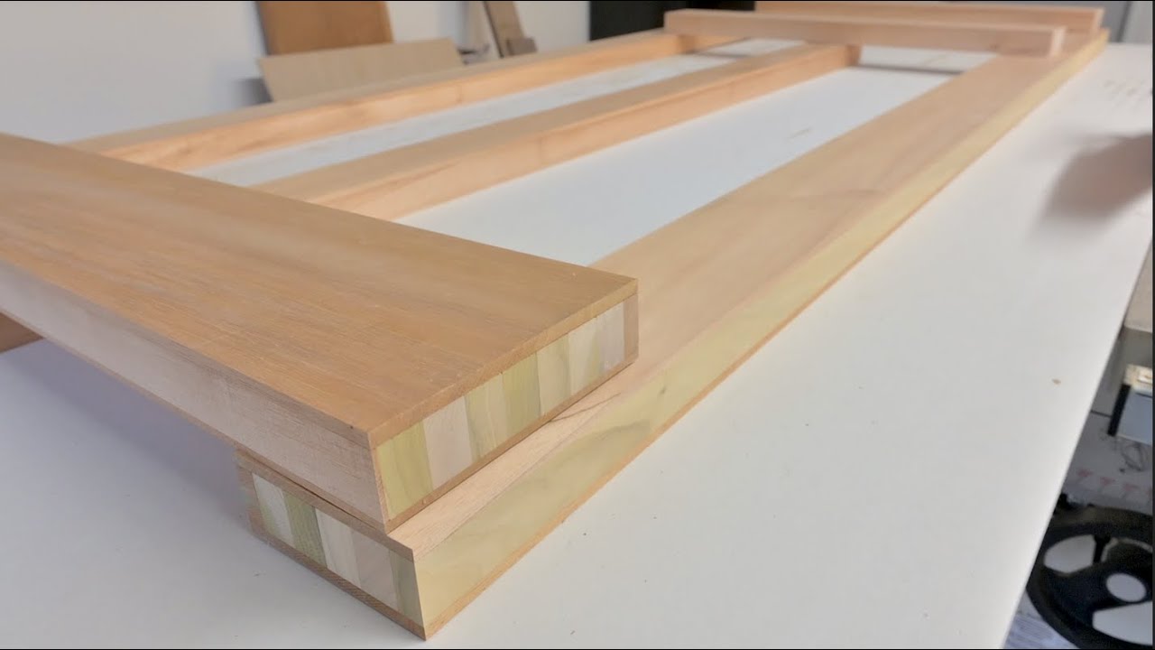 Wrapping the door core. - YouTube