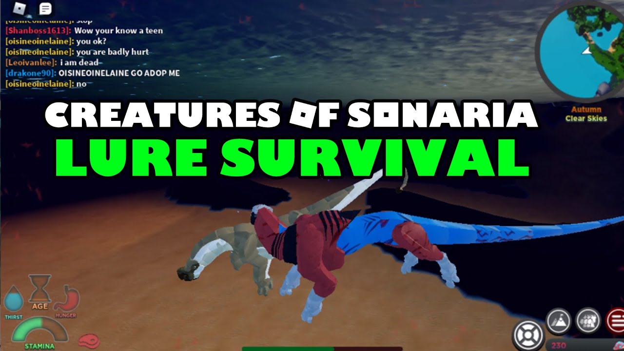 Roblox - Creatures Of Sonaria "Lure Survival" - YouTube