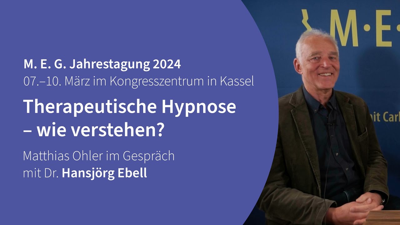 Therapeutische Hypnose – wie verstehen? Matthias Ohler im Gespräch mit ...