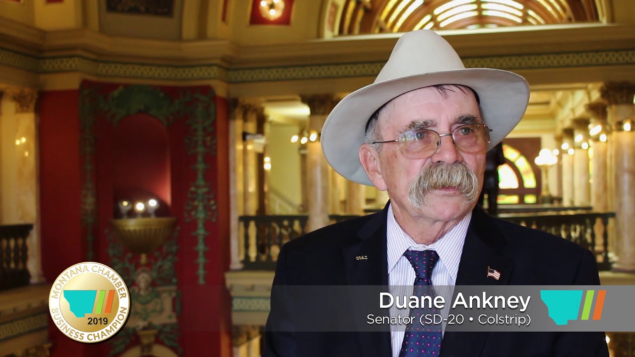 2019 Champion of Business, Sen. Duane Ankney - YouTube