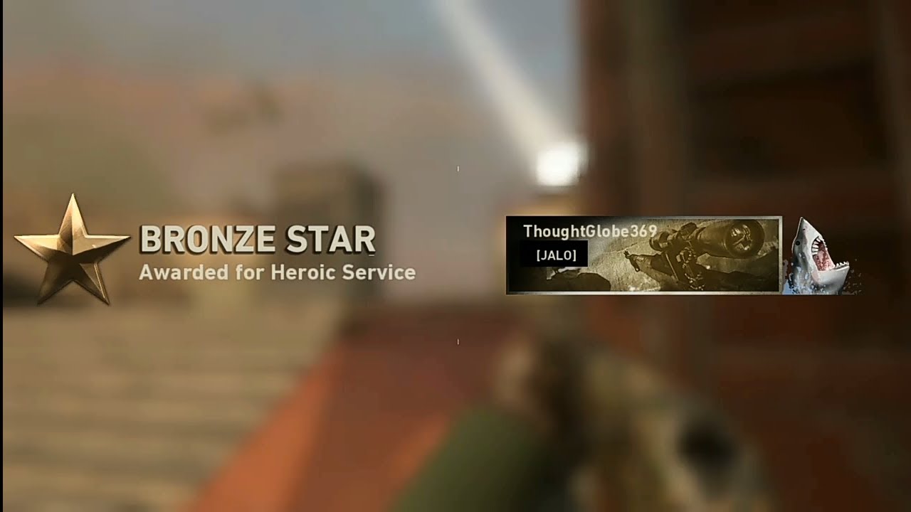 My heroic bronze stars (COD WWll) - YouTube