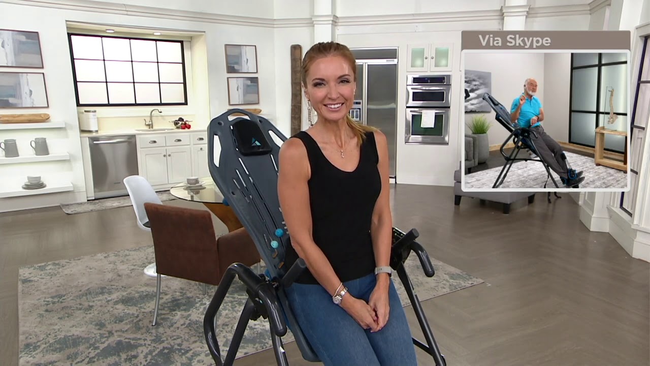 Teeter FitSpine X3 Inversion Table with FlexTech Bed on QVC - YouTube