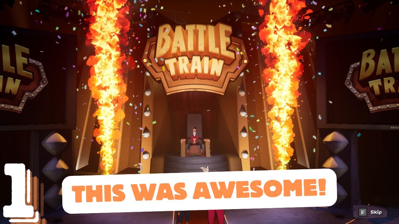 TRAIN BATTLING, Deckbuilding, Roguelike! - Battle Train - Ep 1 - YouTube
