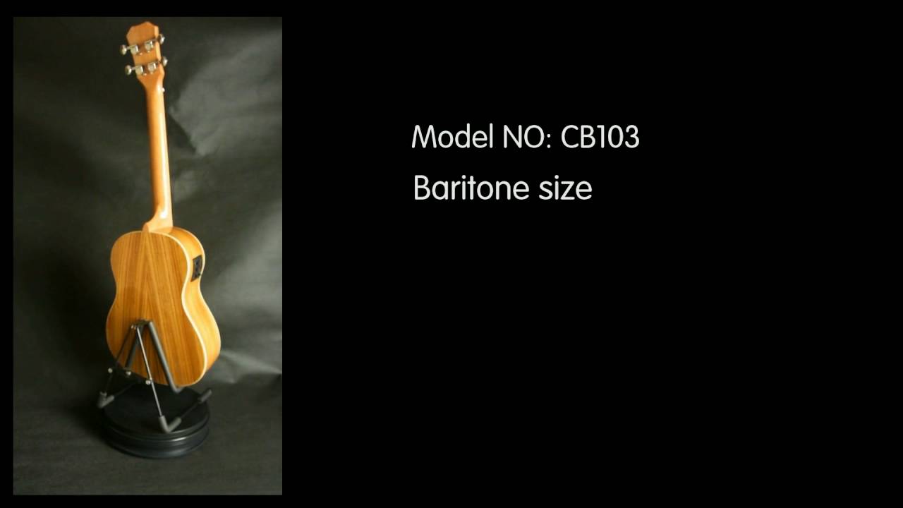 Product description video: Caramel CB103 Baritone Ukulele - YouTube