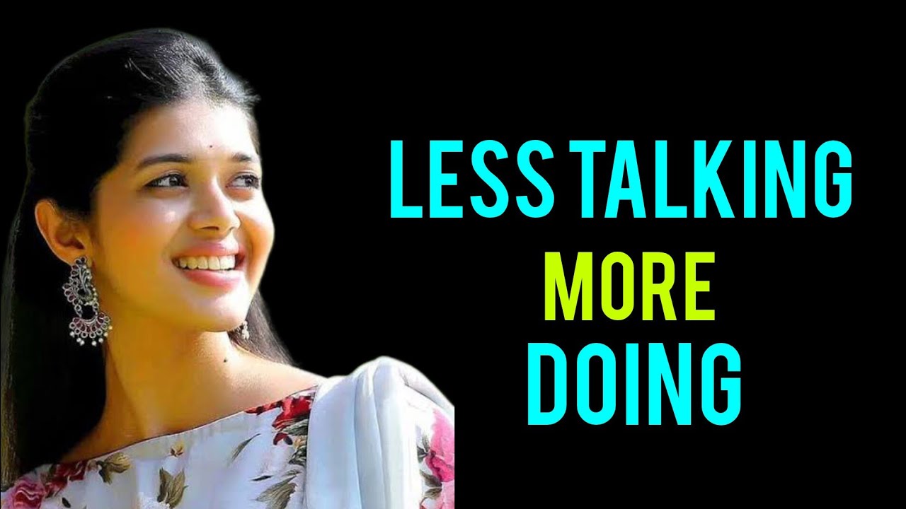 Less Talking More Doing By Tejaswini Moghana English Speech/English ...