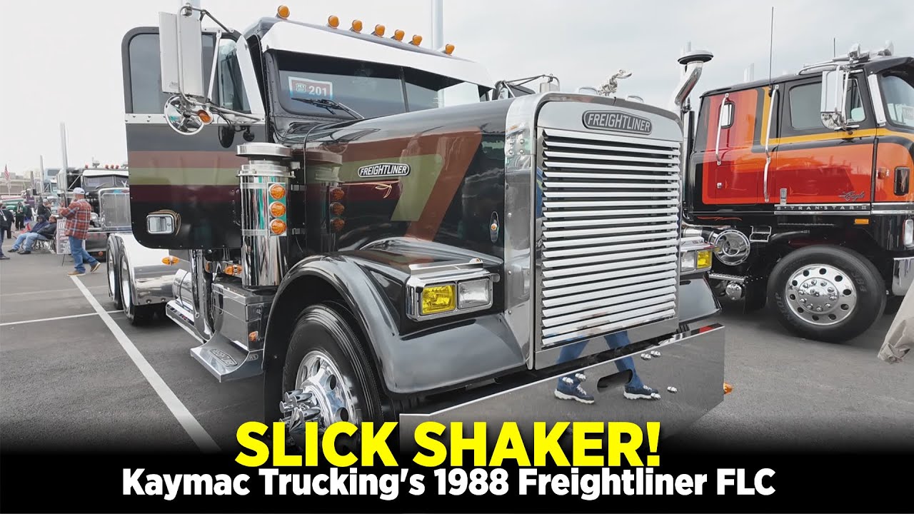 Kaymac Trucking's 1988 Freightliner FLC - YouTube