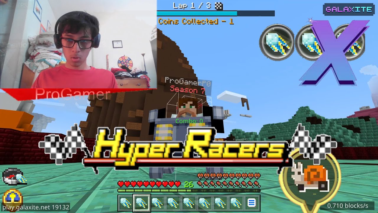 Some More HYPER RACERS in Galaxite! (Minecraft) - YouTube