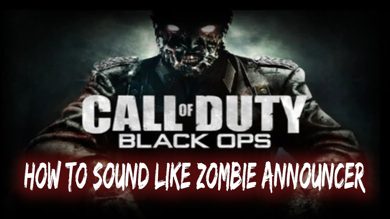 How to do the Zombie Announcer Voice - YouTube